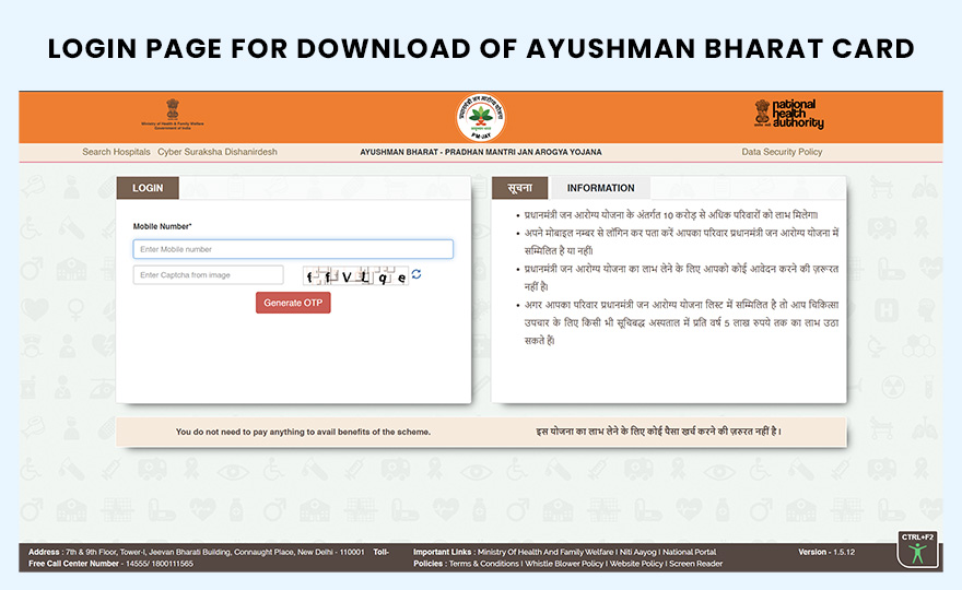 Ayushman Bharat Card Download Online - PMJAY Golden Card
